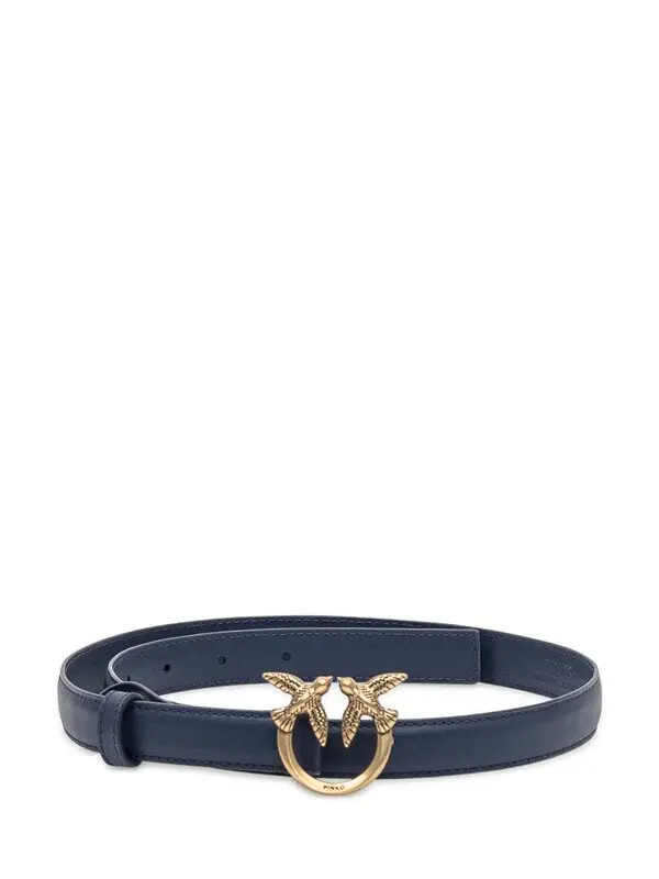 Pinko Belt With Love Birds Buckle In Blue - 32% Off  display picture 3