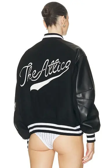 Attico Letter Bomber Jacket