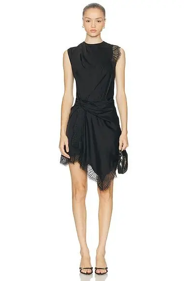 A.L.C. Dion Lace Trim Dress