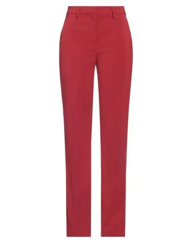 Patrizia Pepe Straight-leg Crepe Pants - Brick