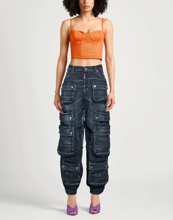 Dsquared2 Cotton-elastane Blend Cargo Jeans