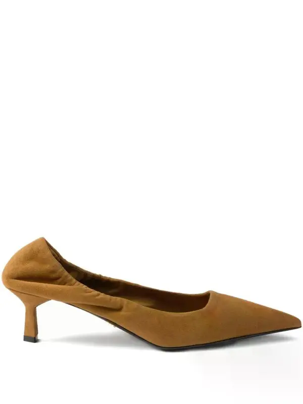Prada Suede Pointed-toe Pumps