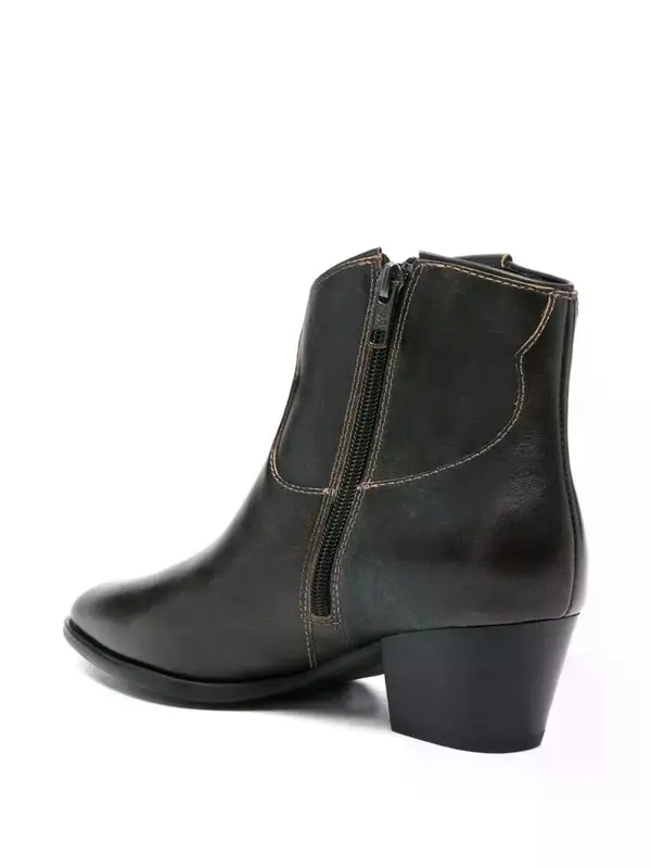 Ash 50mm Leather Zip-detail Boots
