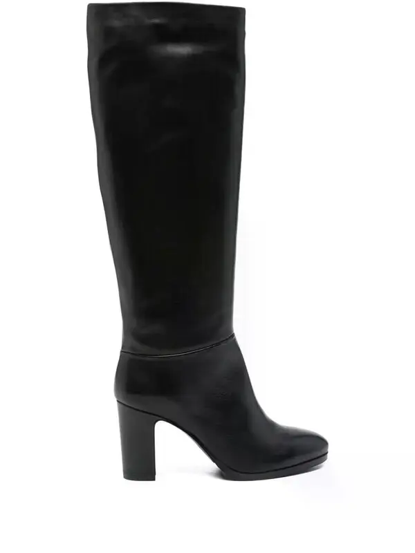 JULIE DEE 80mm Block-heel Calf-leather Boots