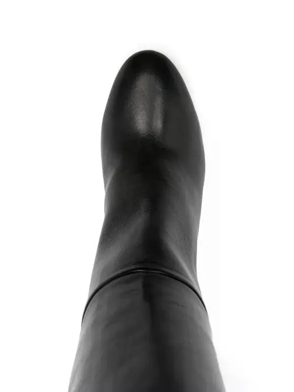 JULIE DEE 80mm Block-heel Calf-leather Boots