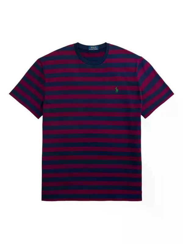 Yoox Red Striped Ralph Lauren Shirt Red Black Striped T-shirts For