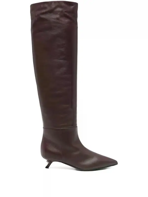 ALEVI MILANO 35mm Leather Knee-high Boots