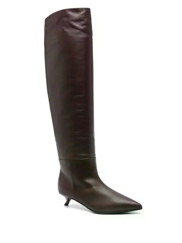 ALEVI MILANO 35mm Leather Knee-high Boots