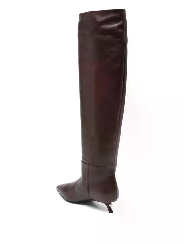 ALEVI MILANO 35mm Leather Knee-high Boots