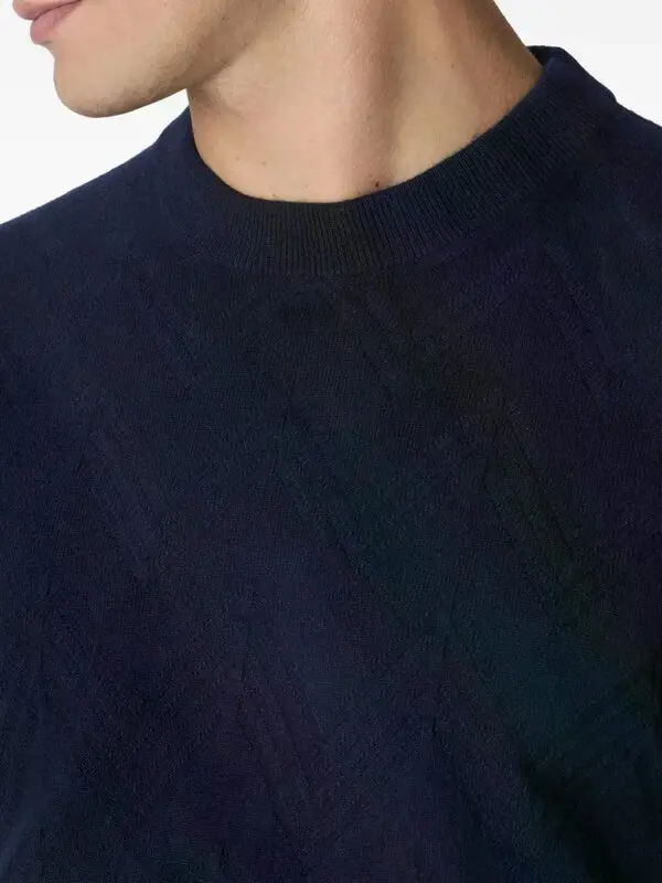 Missoni Herringbone-pattern Crew-neck Sweater
