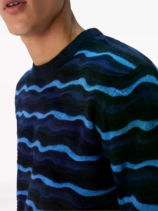 Missoni Wave-pattern Crew-neck Sweater