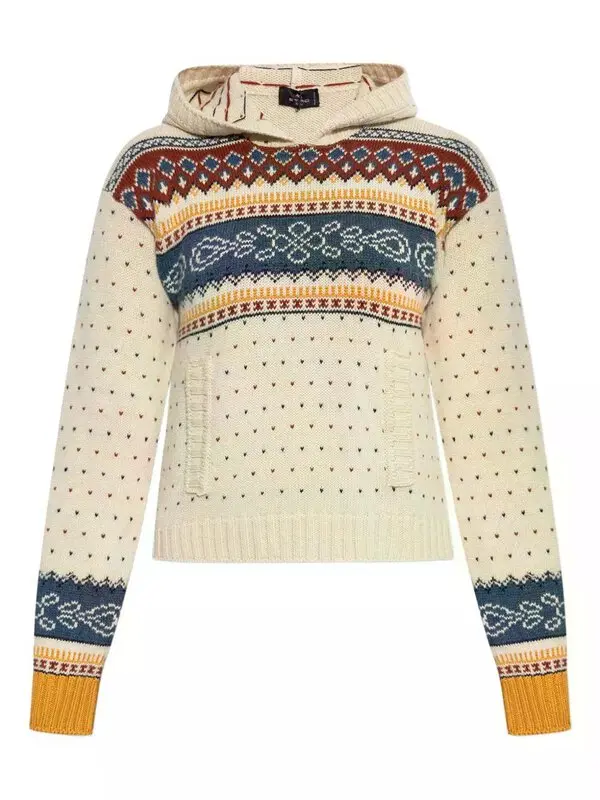 Etro Patterned Hooded Sweater