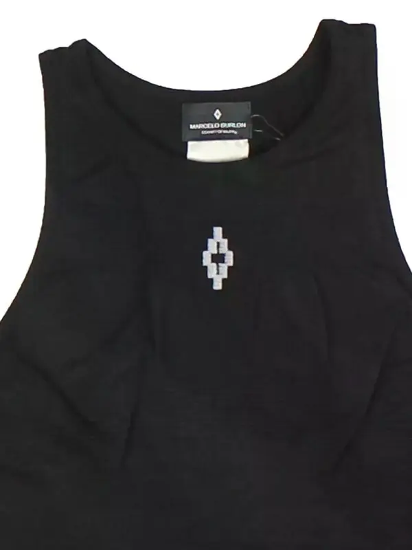 COUNTY OF MILAN Logo-embroidered Seamless Top