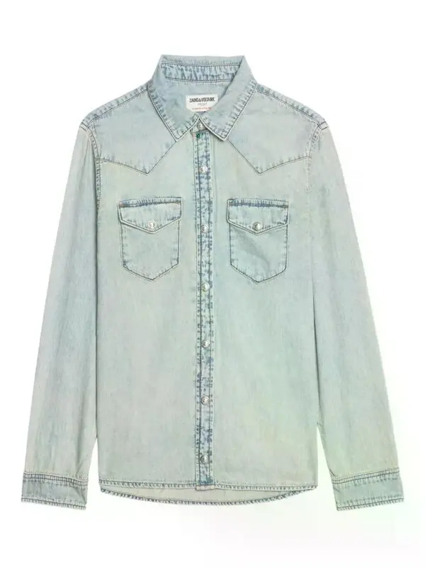 Zadig&Voltaire Stud-embellished Denim Shirt