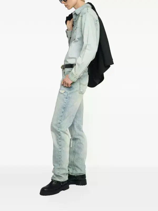 Zadig&Voltaire Stud-embellished Denim Shirt
