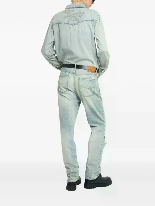 Zadig&Voltaire Stud-embellished Denim Shirt