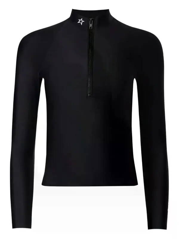 Perfect Moment Tempest Rash Guard Top - Black
