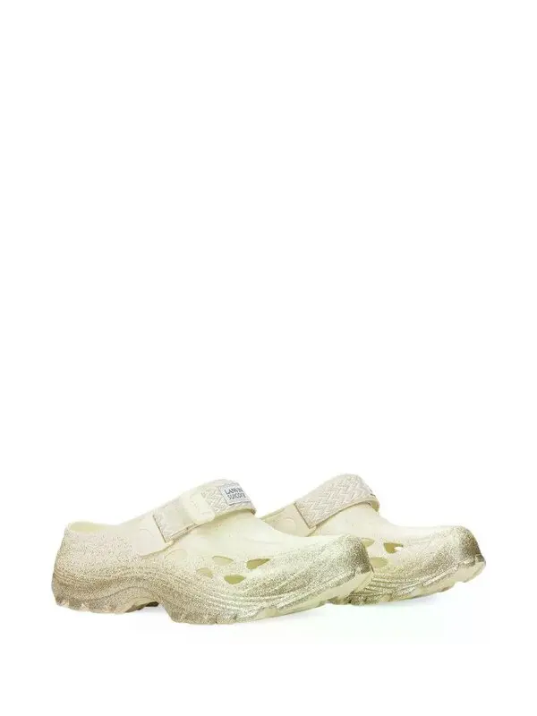 LANVIN X Suicoke Curb Glittered Clogs