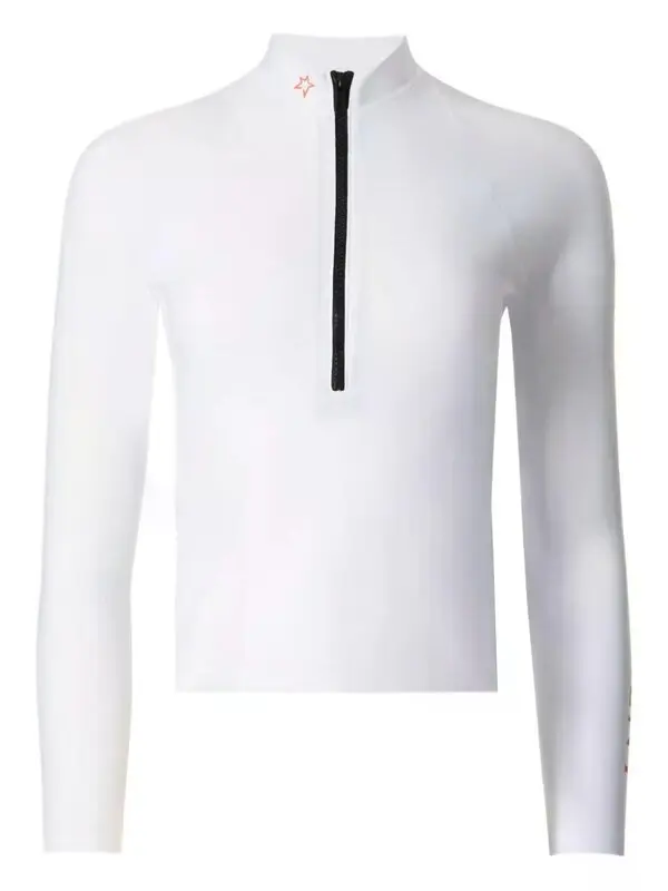 Perfect Moment Tempest Rash Guard Top - White