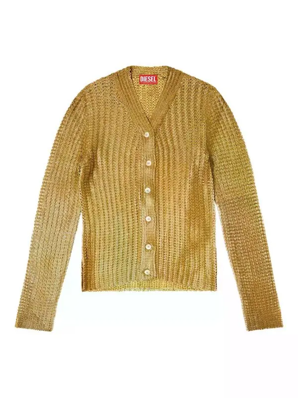 DIESEL Ribbed-knit Cardigan