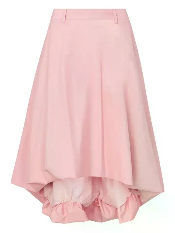 Moschino Asymmetric Ruffled Skirt
