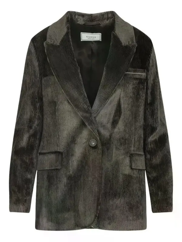 Peserico Textured Single-breasted Blazer