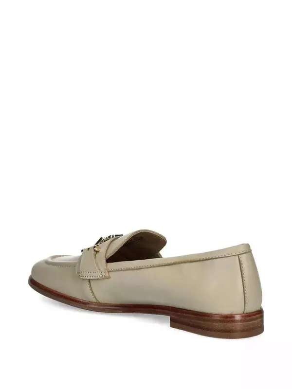 BOSS Leather Bar-buckle Loafers