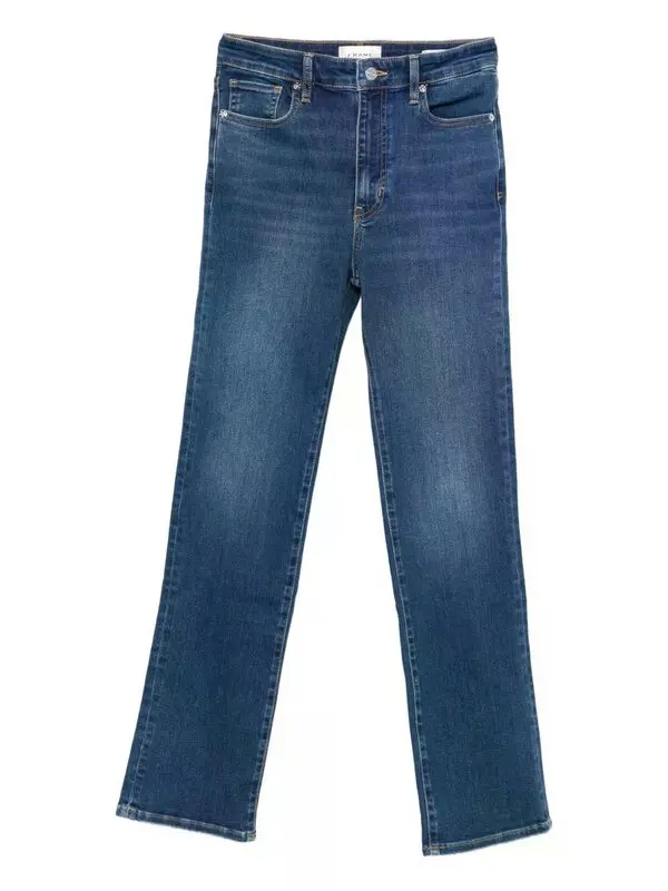 FRAME Whiskering-effect Straight Leg Jeans