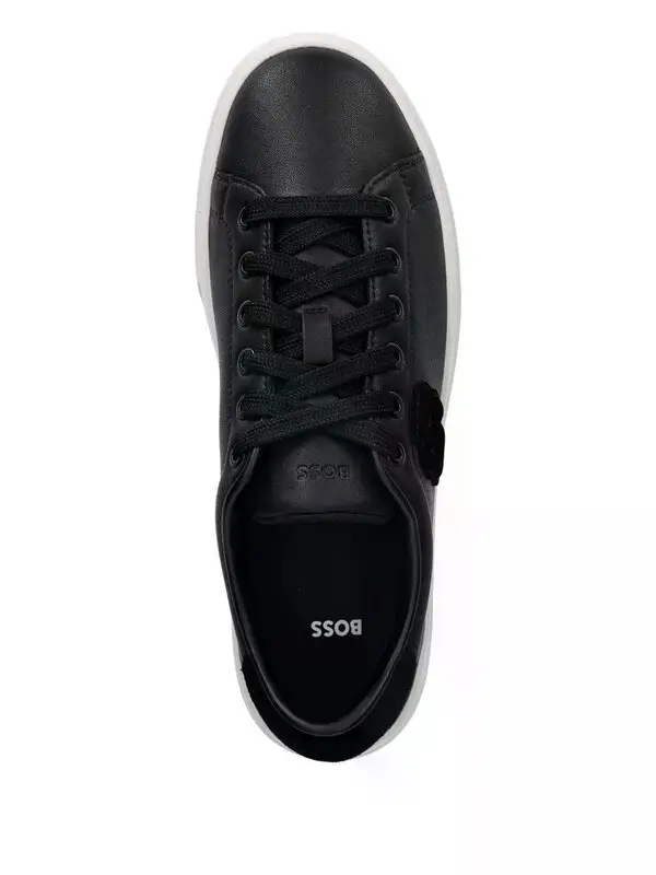 BOSS Logo-plaque Lace-up Sneakers