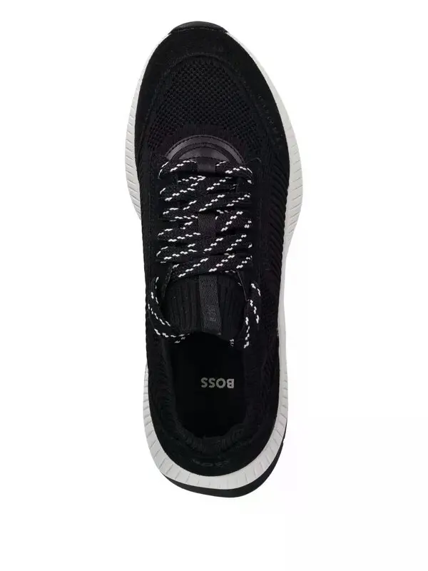 BOSS Embroidered Logo Sneakers