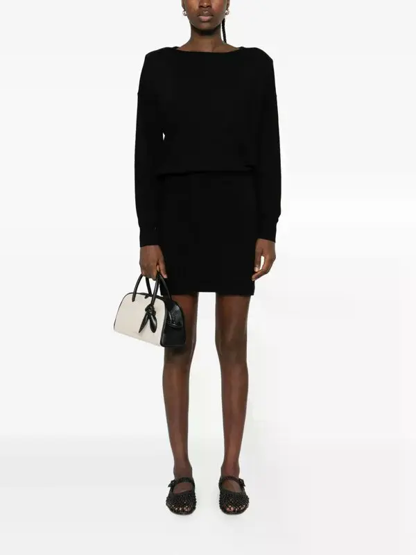 P.a.r.o.s.h Boat-neck Mini Dress