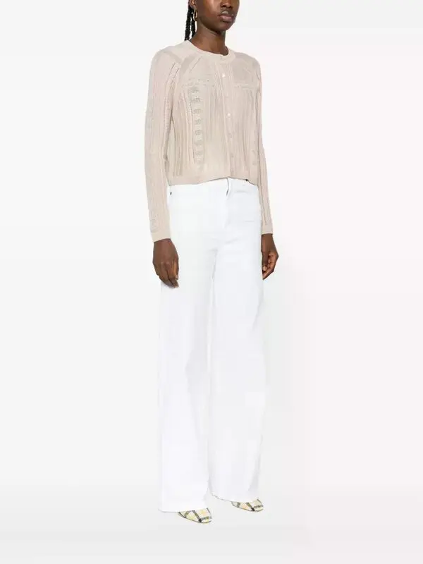 Ba&sh Puria Button Cardigan - Neutrals