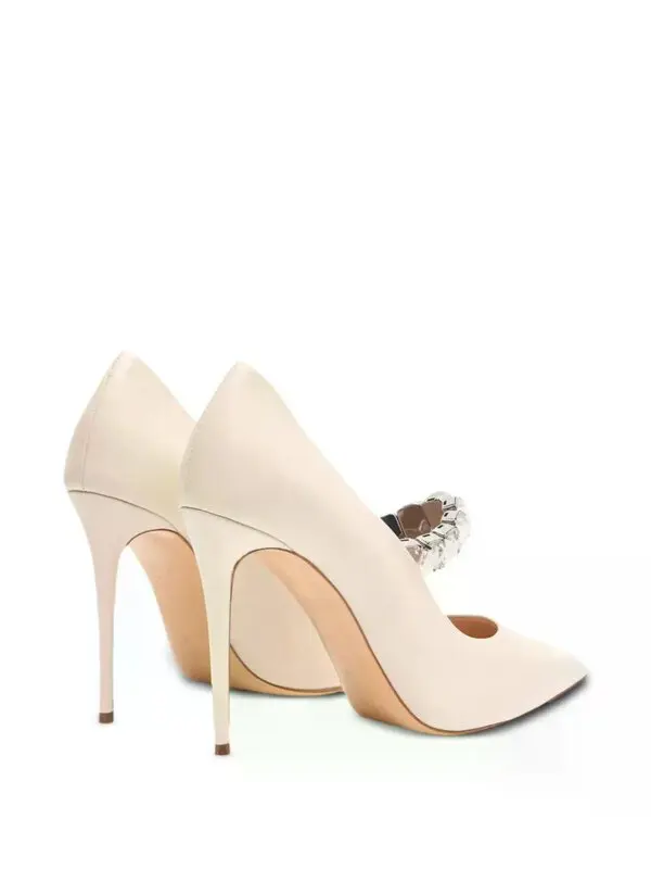 Casadei 100mm Julia Minorca Crystal-embellished Pumps
