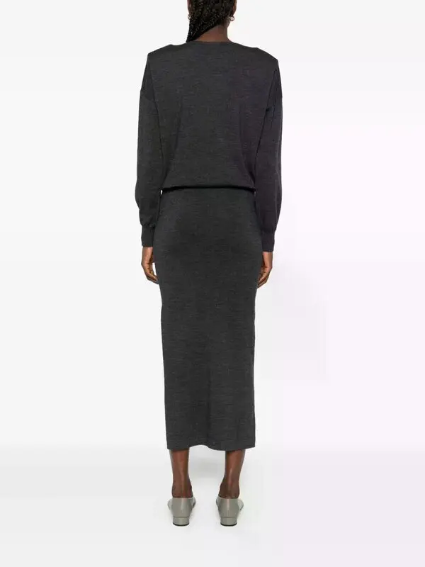 P.a.r.o.s.h Long-sleeve Midi Dress