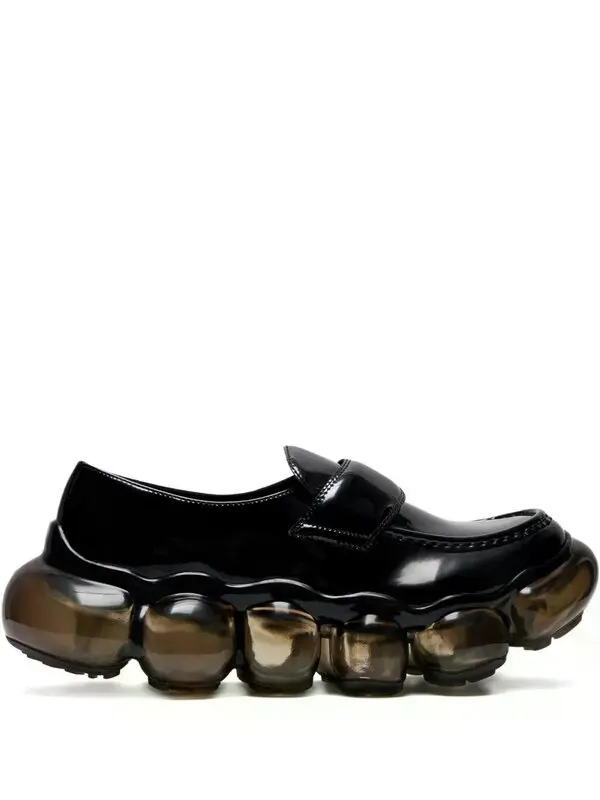 GROUNDS Patent-leather Loafers
