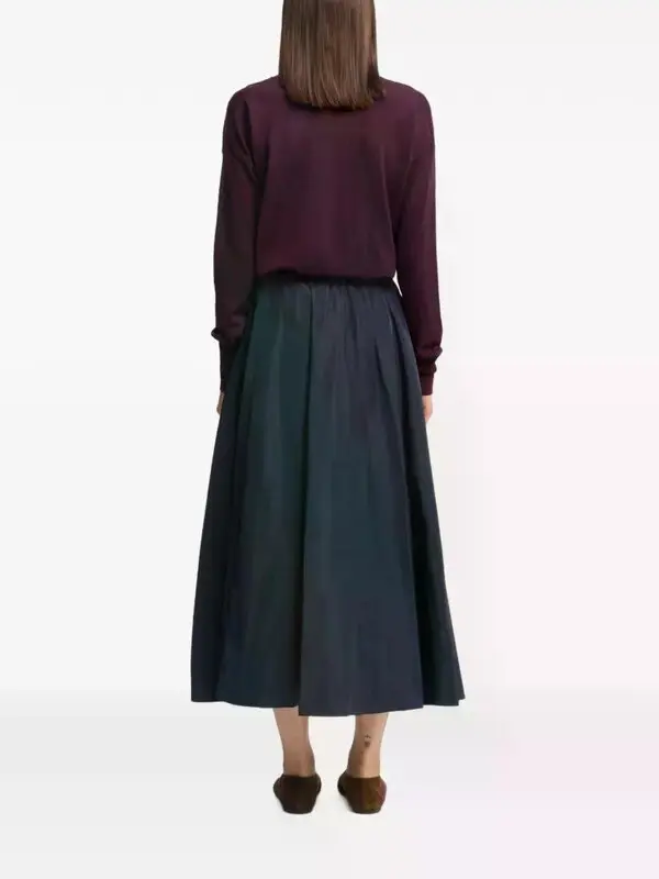 Aspesi Flared Midi Skirt - Blue