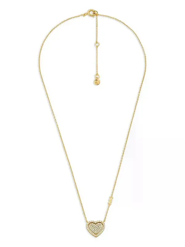 Michael Kors Double Heart Jewellery Set - Gold