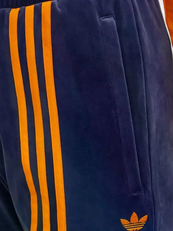 Adidas Three-stripe Velour Trousers