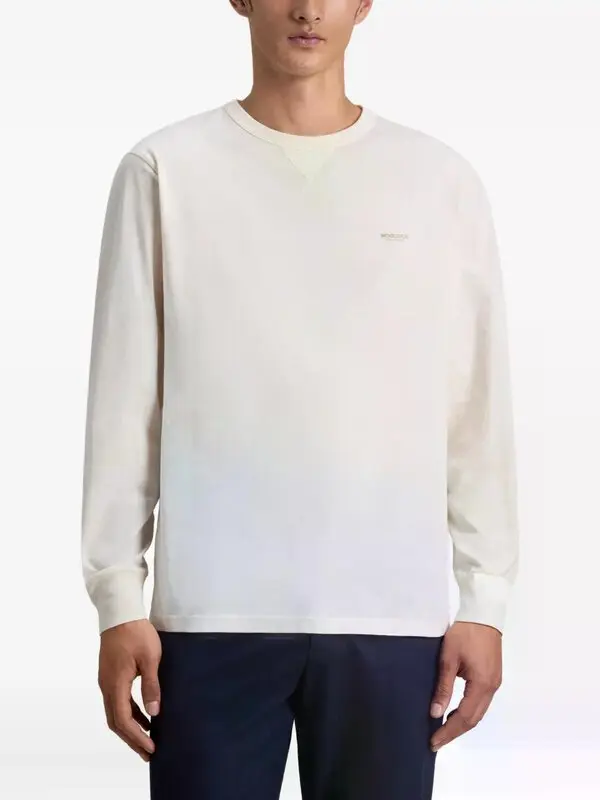 Woolrich Long-sleeve Crew-neck T-shirt - Neutrals