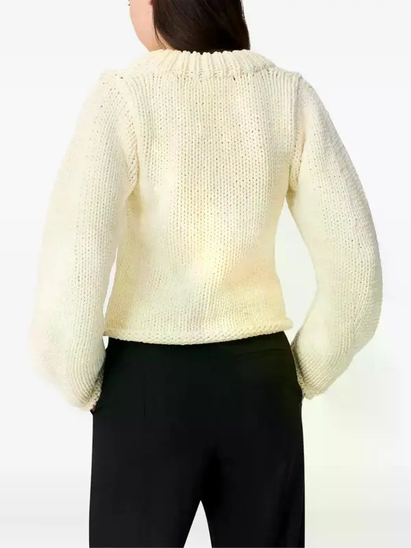Axel Arigato Balloon-sleeve Round-neck Sweater