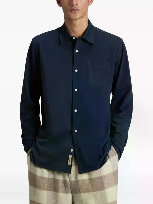 Woolrich Chest-pocket Jersey Shirt
