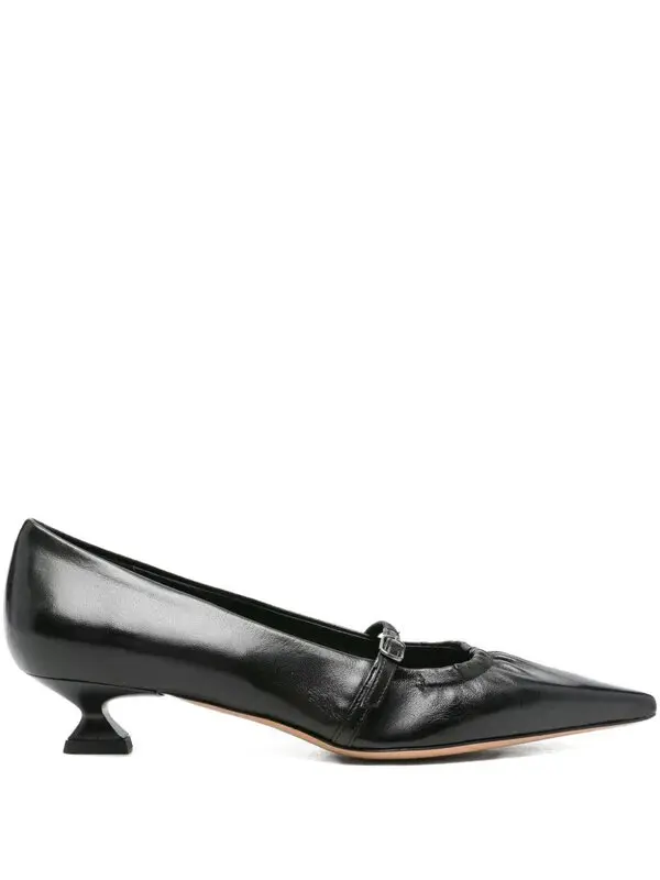 THE SELLER Pointed-toe Buckle Pumps