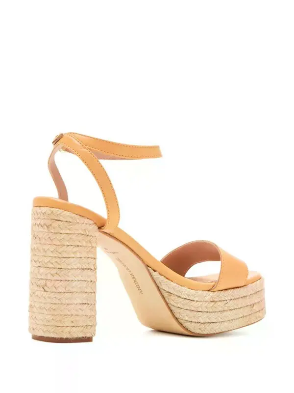 ANDREA GOMEZ 40mm Leather Platform Sandals