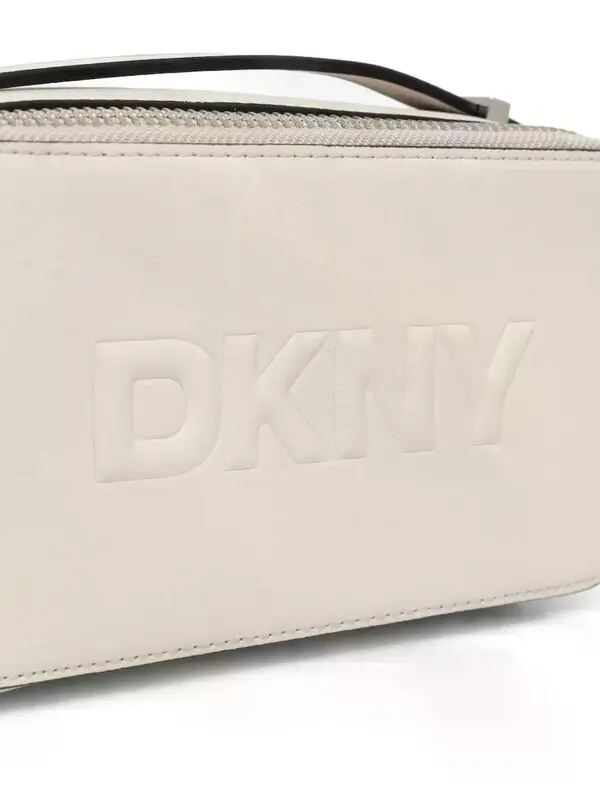 Dkny Logo-embossed Zip-top Bag