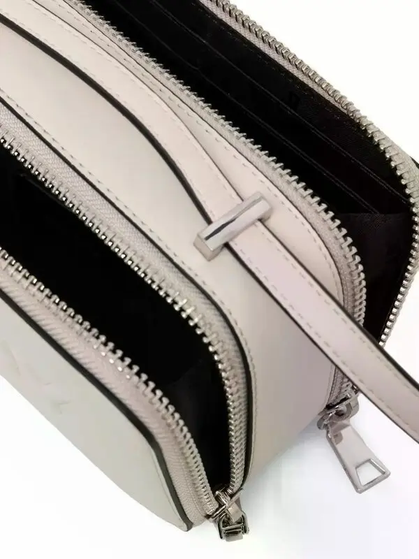 Dkny Logo-embossed Zip-top Bag