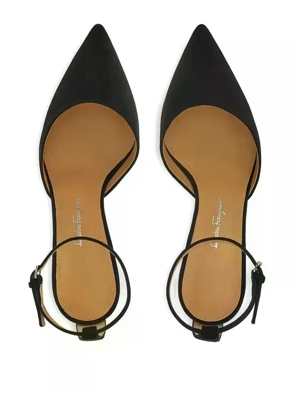 FERRAGAMO 80mm Leather Pumps