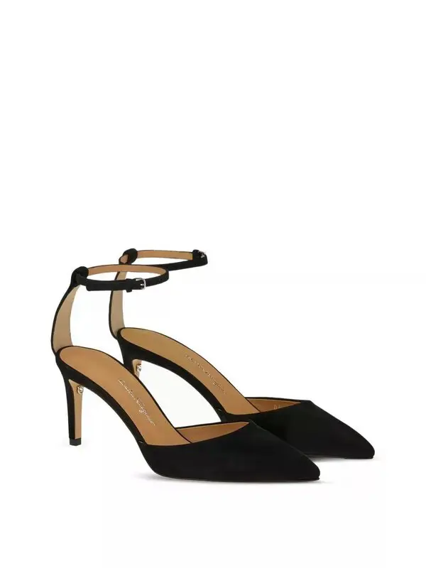 FERRAGAMO 80mm Leather Pumps