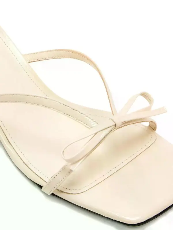 ANINE BING 55mm Bow-detail Square-toe Sandals