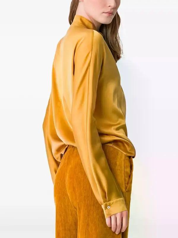 FORTE_FORTE Tassel-neck Blouse