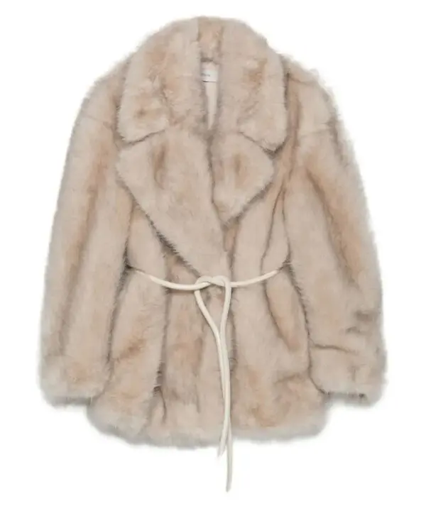 Sportmax Rosaria Faux-fur Coat - Neutrals